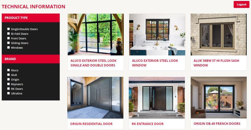 New products now live on the Technical Information Portal - Aspect Windows